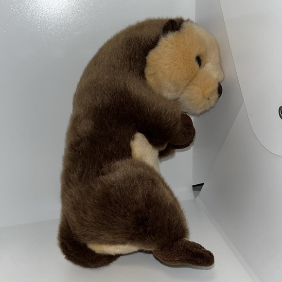 Miyoni | Toys | Nwt Aurora Miyoni Sea Otter Stuffed Animal Plush Lifelike Detail Brown Inches ...
